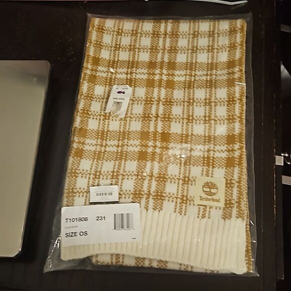 Timberland | Accessories | Timberland Plaidscarf Newsealed | Poshmark